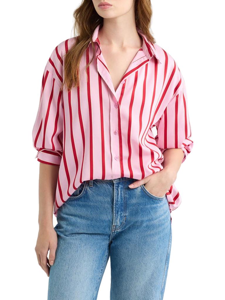 DELUC DELUC Semeru Stripe Poplin Button-Up Shirt